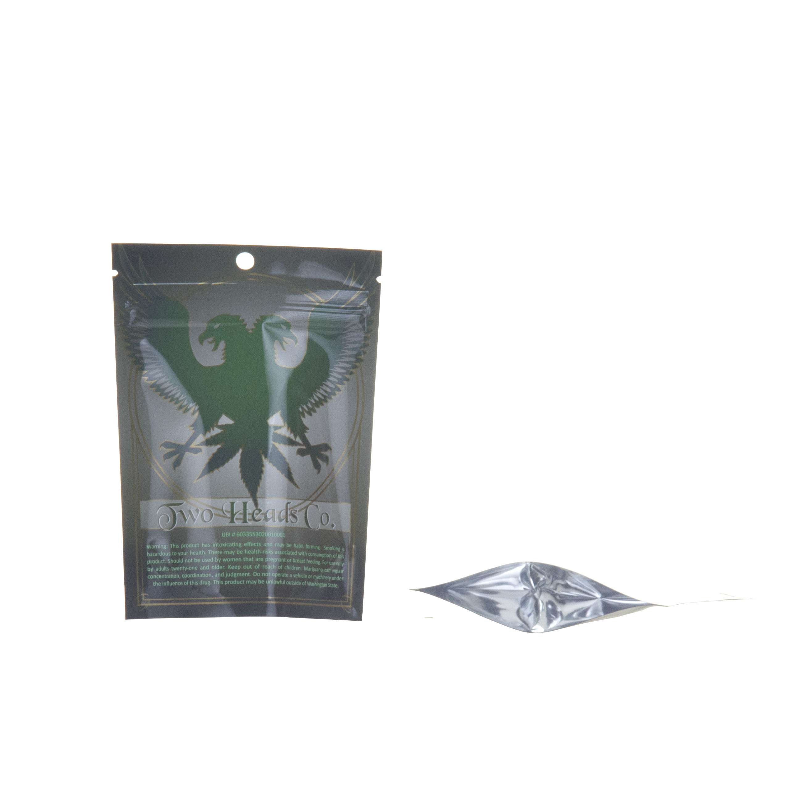 Stand Up Medical Cannabis Bags With Clear Window