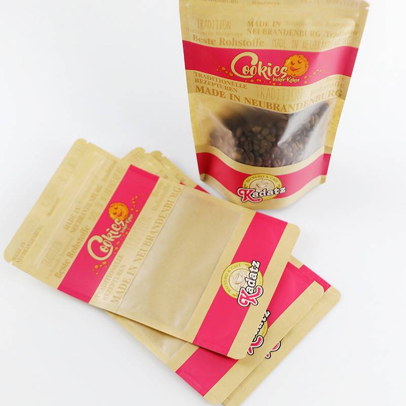 Kraft Paper Coffee Bags Custom Printed | Fast Sincere